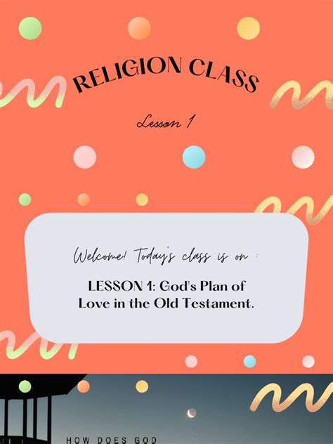 Grade 10 Religion Lesson 1 Pdf