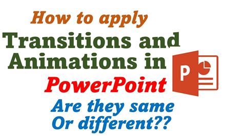 How To Add Transitions And Animations To Powerpoint Slides Youtube