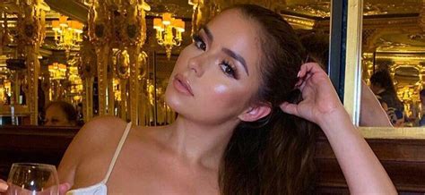 Demi Rose Wears Nothing Underneath Her Sheer Pink Robe