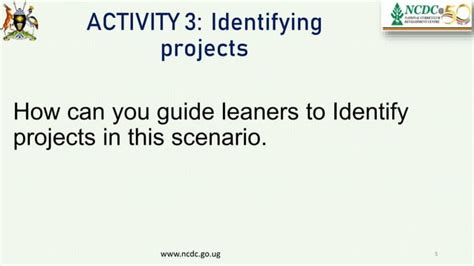 Ncdc Development Of Projects For Lower Secondary Curriculum Uganda Pptx