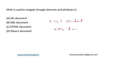 Isro 2017 May Web Technologies Xpath Solutions Adda Test Series Explained By Isro Air