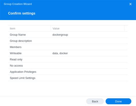 step 2 setting up a restricted docker user and group then obtaining ids