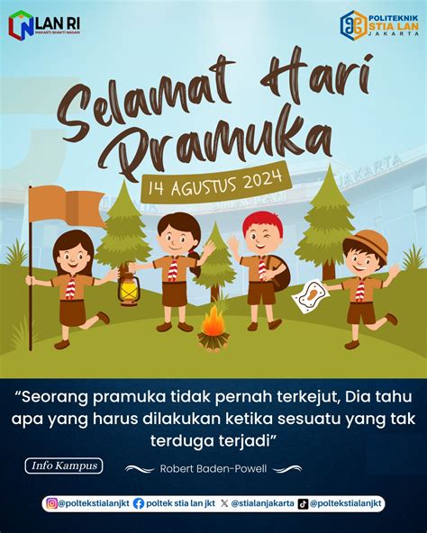 Selamat Hari Pramuka Politeknik Stia Lan Jakarta