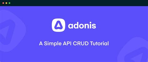 Saravanan Sampathkumar On Linkedin Adonisjs V5 A Simple Api Crud