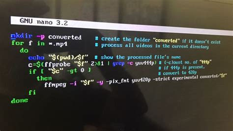 Script Batch Convert Yuv 444 Videos To Yuv 420 In Retropielinux