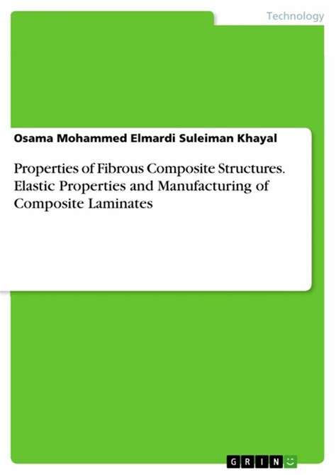 Ebook Properties Of Fibrous Composite Structures Elastic… Von Osama Mohammed Elmardi Suleiman