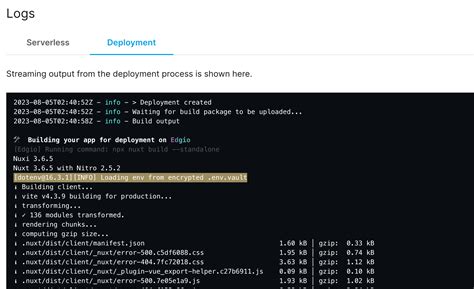 Deploy A Nuxt Js App To Edgio Dotenv
