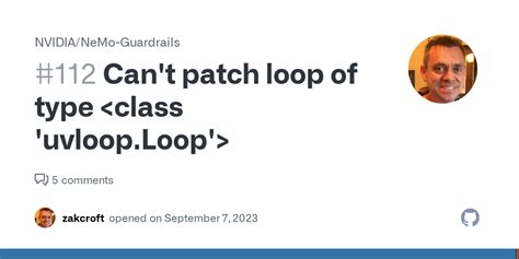 Cant Patch Loop Of Type · Issue 112 · Nvidianemo Guardrails · Github