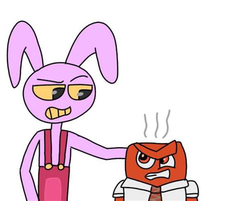 Jax Bothering Anger Tadc X Inside Out By Randomgab24 On Deviantart