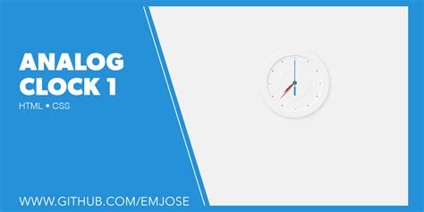 GitHub Emjose Analog Clock An Analog Clock With A Neumorphism Style UI