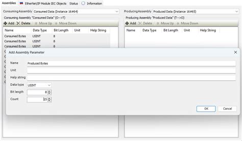 Example For Ethernetip Communication Between Ctrlx Core Adapter And