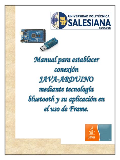 Manual Conexion Java Arduino Bluetooth Pdf Arduino Diodo Emisor