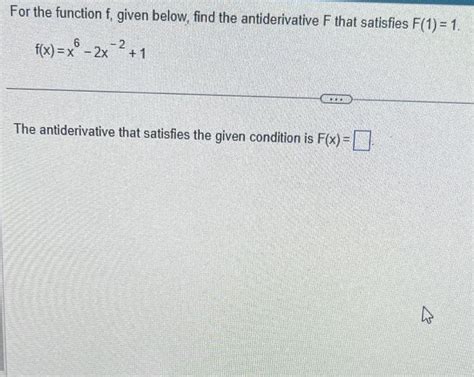Solved For The Function F Given Below Find The
