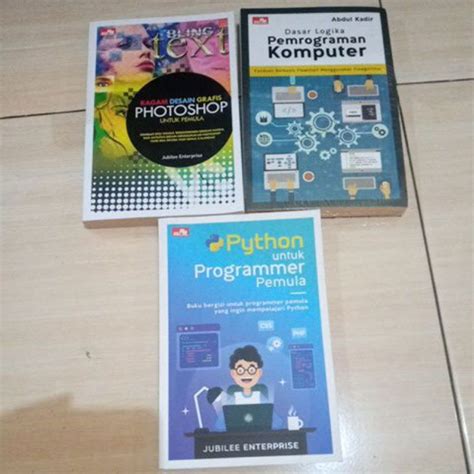 Jual Buku Komputer Pemrograman Python Photoshop Original Shopee Indonesia