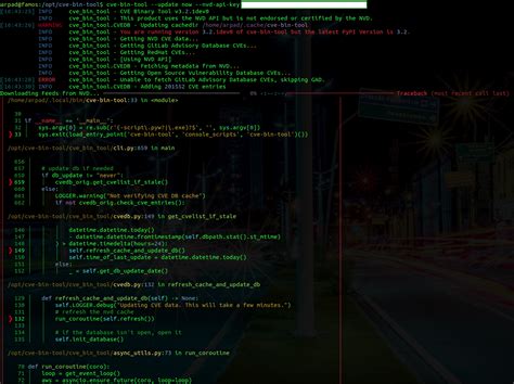 Unable To Fetch GitLab Advisory Database CVEs Skipping GAD Issue Intel Cve Bin Tool