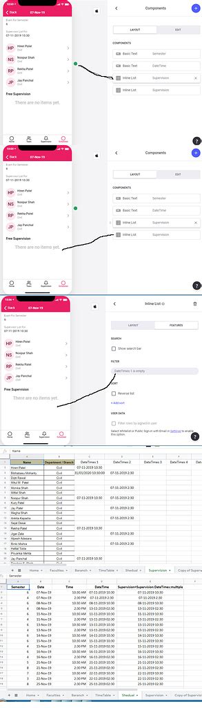 bug in linline list filter ask for help glide community