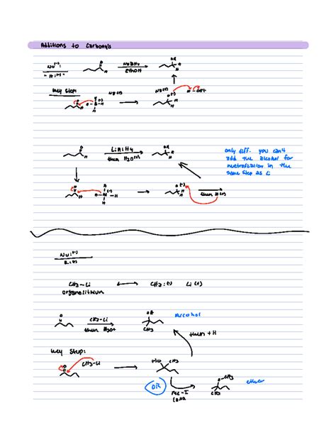Ch 336 Midterm 1 Review Lec Additions To Carbonyls Ni Sit 9 If Ftp
