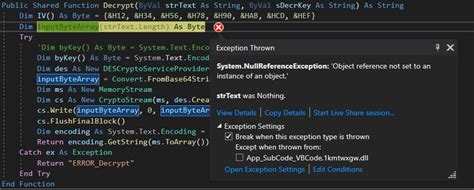 Aspnet Imports Systemsecuritycryptography Is Not Working