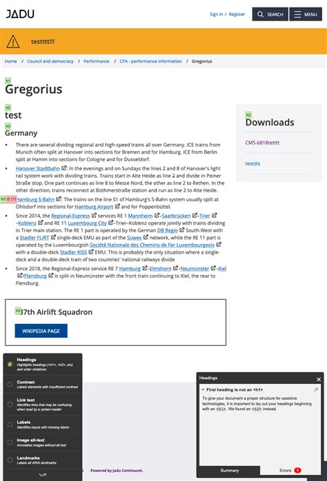 Accessibility Checker Jadu Central Documentation Accessibility Checker Jadu Central Documentation