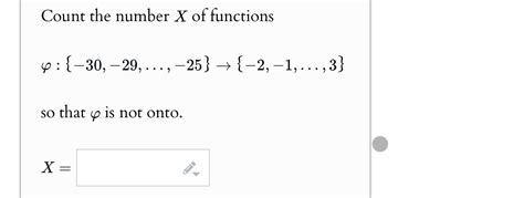 solved count the number x of functions phi