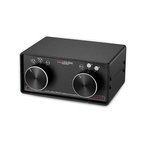 Buy Nobsound Babe Bear MC3 3 IN 3 OUT XLR Balanced RCA Stereo Converter Audio Selector
