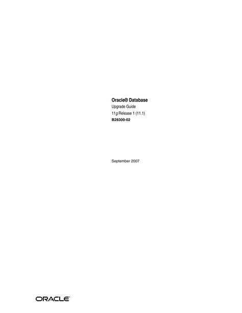 pdf oracle database upgrade guide · pdf file6 11 2008 · what s new