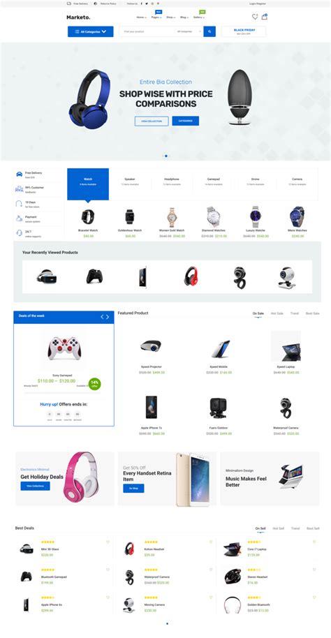 10 best electronic gadget wordpress themes 2025
