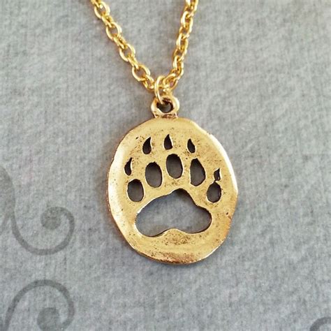 Bear Claw Necklace Etsy