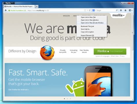 Firefox Porn Mode Finally To Match Competition Software News Nsane Forums