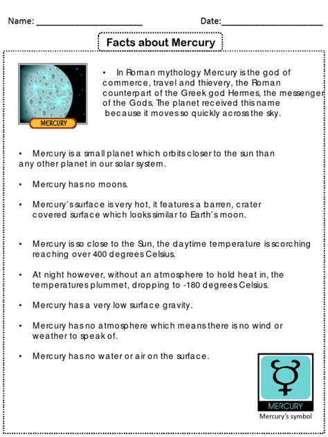 Mercury Reading Pdf