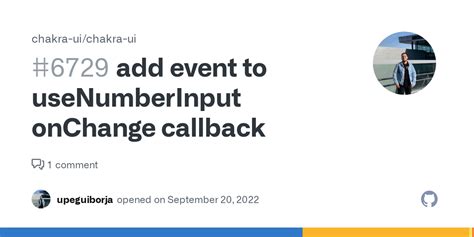 Add Event To UseNumberInput OnChange Callback Issue Chakra Ui Chakra Ui GitHub