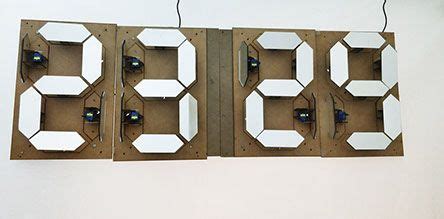 Fabacademy Mechanical 7 Segment Display Clock