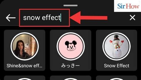 How To Apply Snow Effect Filter On Instagram 7 Steps With Pictures