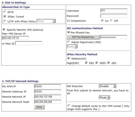 IPSEC VPN Configuration Between Vigor2820 And Cisco VPN Concentrator 3080 DrayTek FAQ