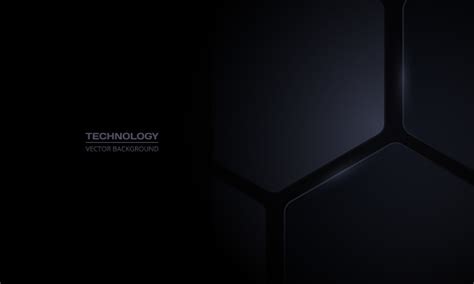 블랙 3d 벡터 육각형 기술 추상적인 배경 추상적인 현대 기술 미래 배경에는 검은색 3d 벌집 모양이 있습니다 배경 주제에 대한 스톡 벡터 아트 및 기타 이미지 Istock