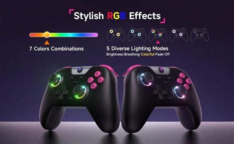 Easysmx Easysmx X05 Pc And Multiplatform Gaming Controller With Hall Effect Joysticks 7 Light