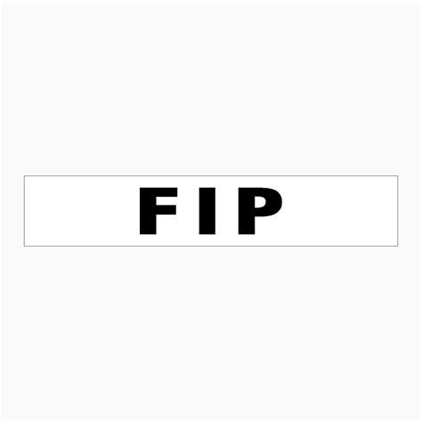 Fip Sign Get Signs