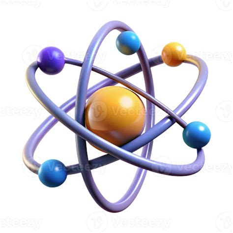 Hypnotic Passionate Modern An Atom Nucleus And Electrons Abstract Art