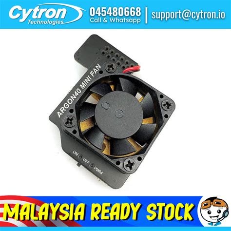 Argon Mini Cooling Fan For Raspberry Pi 4 Model B Shopee Malaysia
