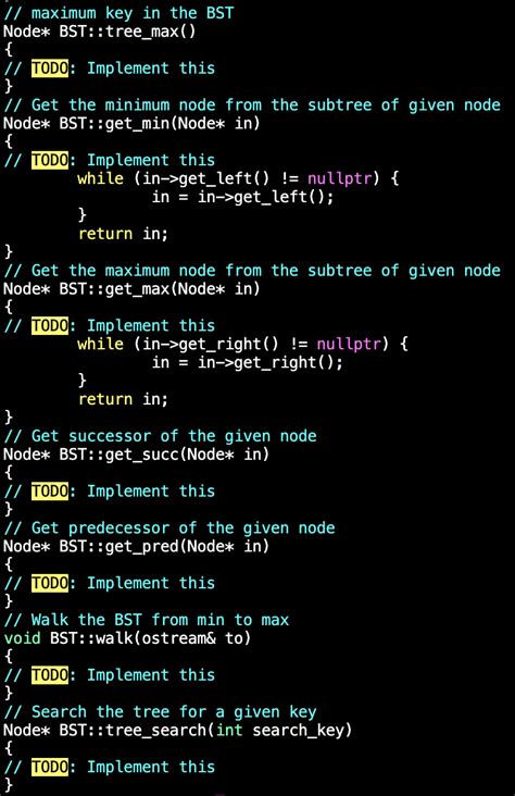 Solved Help To Complete The Following Code The Functions
