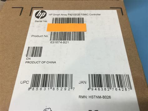 Hp Smart Array P421 2gb Fbwc Sas Controller 631674 B21 Brand New Seal Diversity It