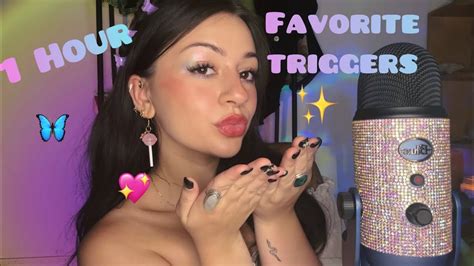 Asmr 1k Celebration! 1 Hour of YOUR favorite triggers 💖 - YouTube