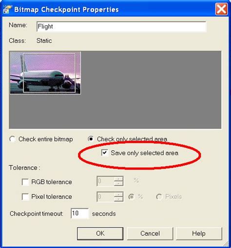 To Create A Bitmap Checkpoint While Recording In QTP In Testing
