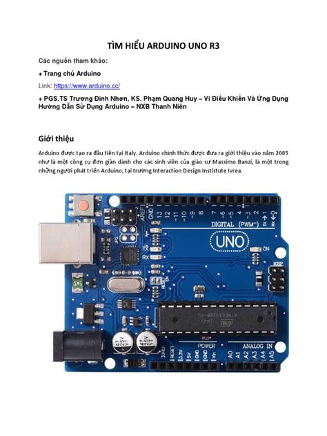 Cấu Tạo Arduino Uno Pdf
