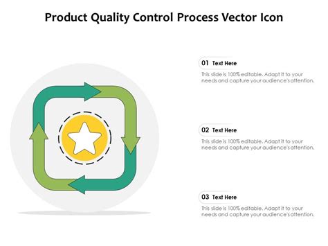 Product Quality Control Process Vector Icon Ppt PowerPoint Presentation Gallery Infographics PDF