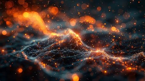 Premium Photo Complex Neural Network Interconnected Diagram