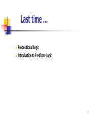Introduction To Predicate Logic Rules Of Inference Proofs And Course Hero