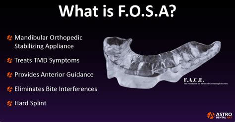 The F O S A Is A Hard Maxillary Splint Astro Dental Art