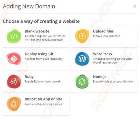 วิธีการเพิ่ม Domain ใน Plesk Readyidc Service 24 Hour Support