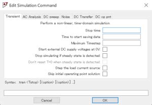 LTspice Transient Analysis Tran Spiceman